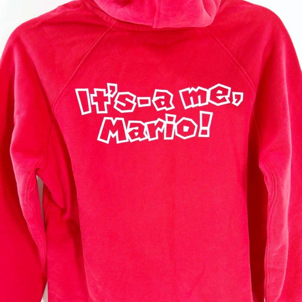 Levi's X Super Mario Collaboration Graphic Red Pullov… - Gem